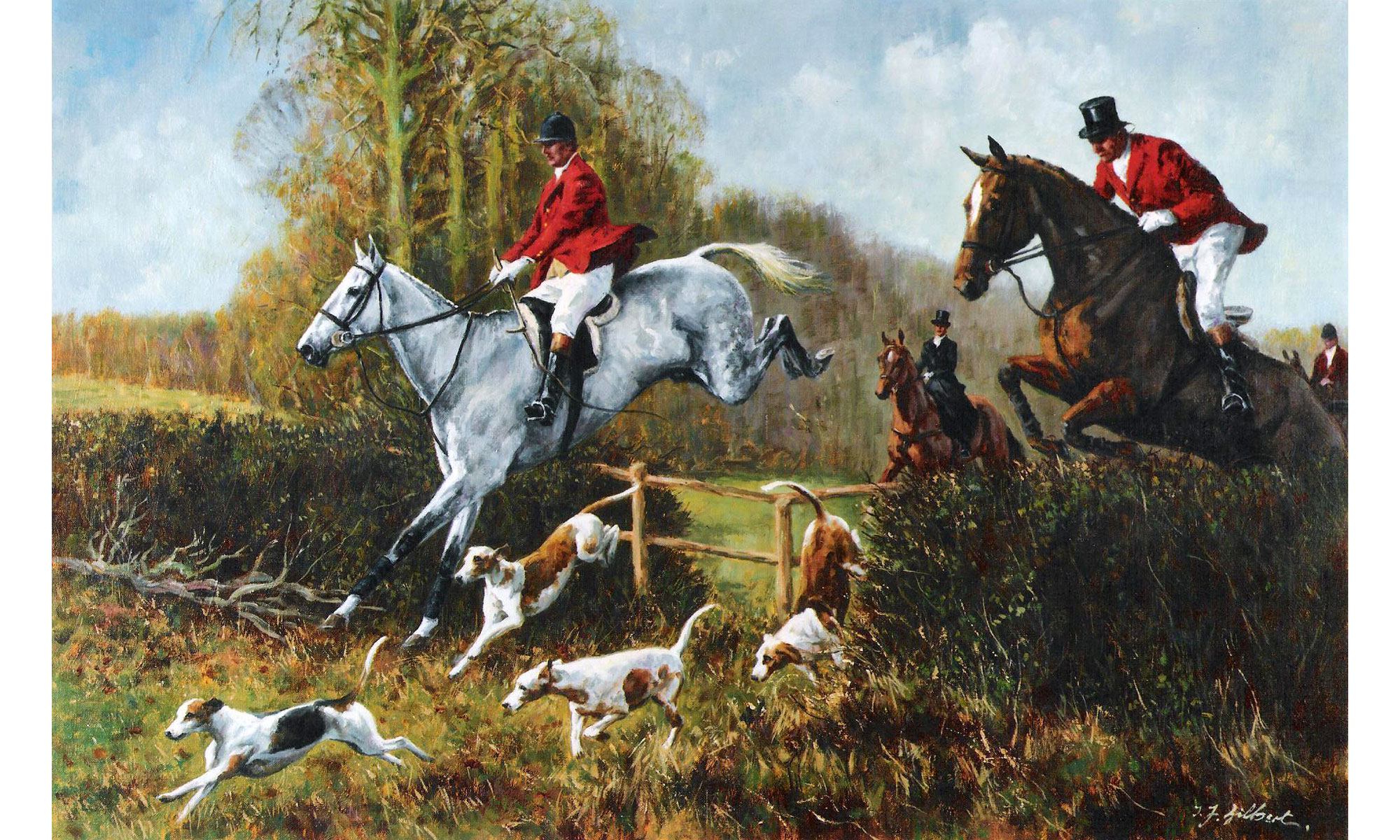 Artist Terence J Gilbert. Equestrian portraits and paintings on racing ...